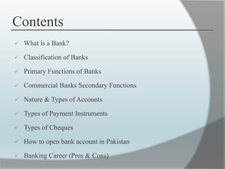 Banking Presentation | PPT