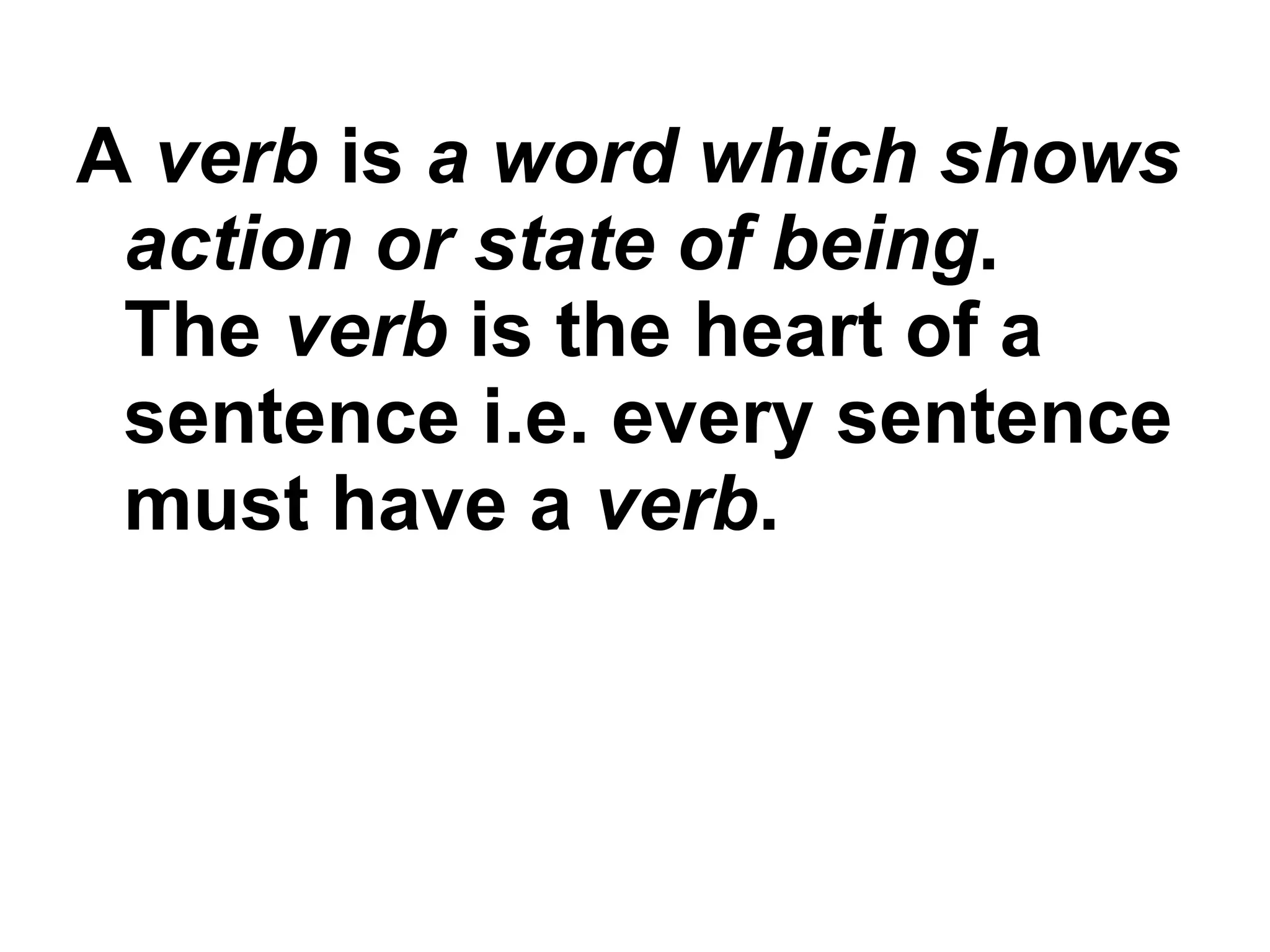 My presentation on 'be' verbs | PPT