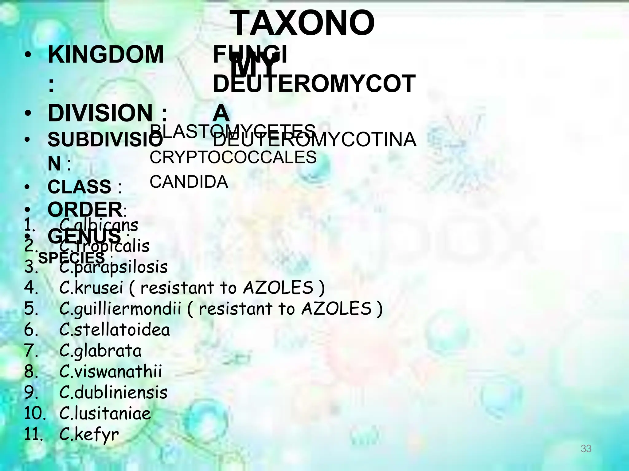 My presentation on Candida/FUNGAL INFECTIONS.pptx