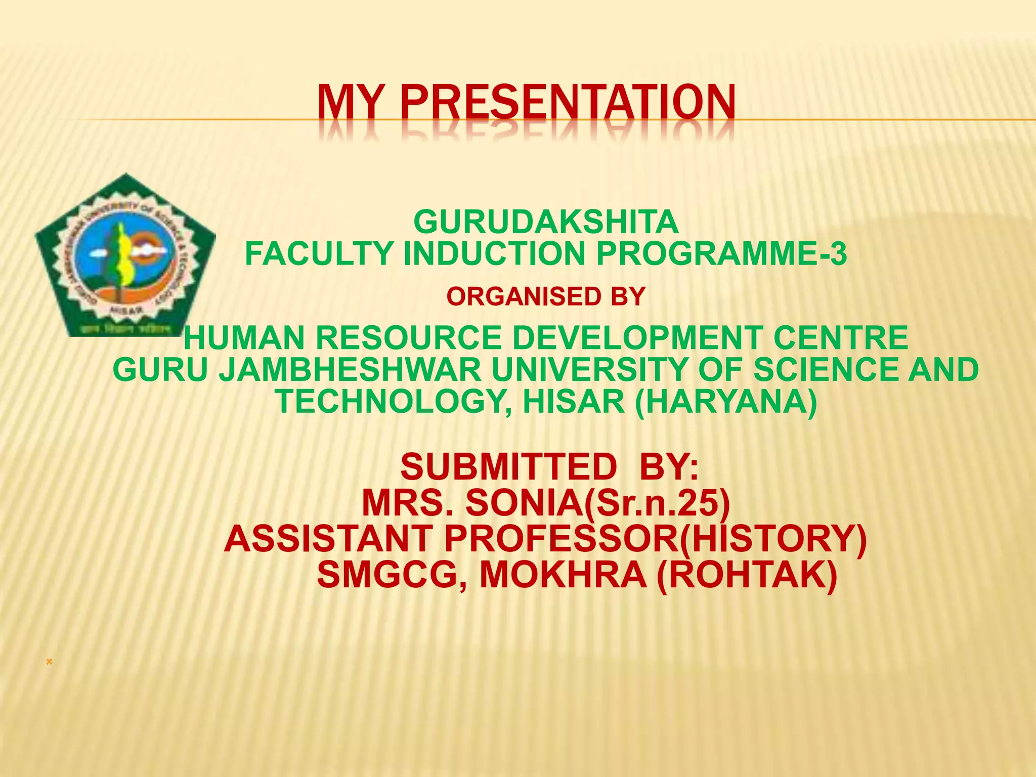 My presentation ppt | PPT