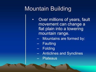 earthquake and faults for grade eigth studentsmy presentation science 8.ppt