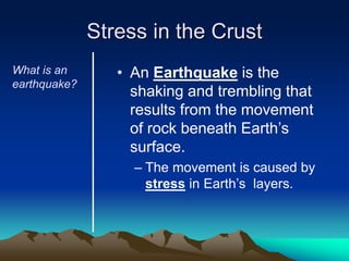 earthquake and faults for grade eigth studentsmy presentation science 8.ppt
