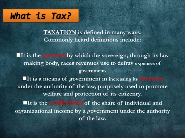 Taxation in the Philippines | PPTX | Personal Taxes | Personal Finance