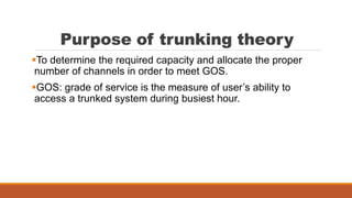 Trunking Theory | PPTX