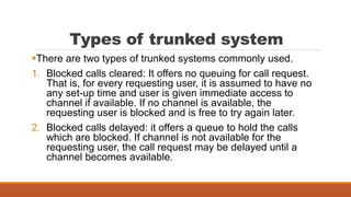 Trunking Theory | PPTX