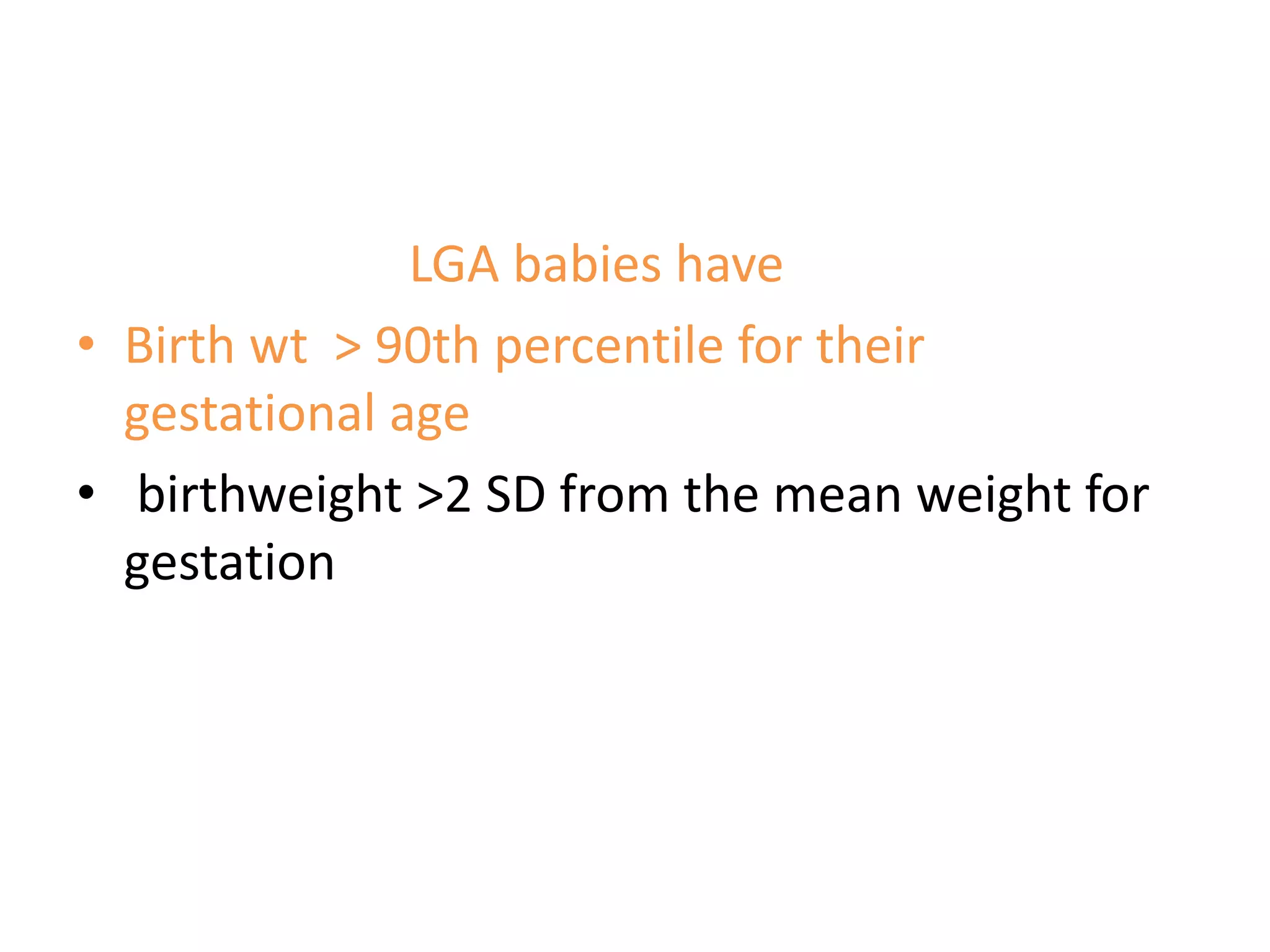SMALL FOR GESTATIONAL AGE,LARGE FOR GESTATIONAL AGE -SSJ, CALICUT ...
