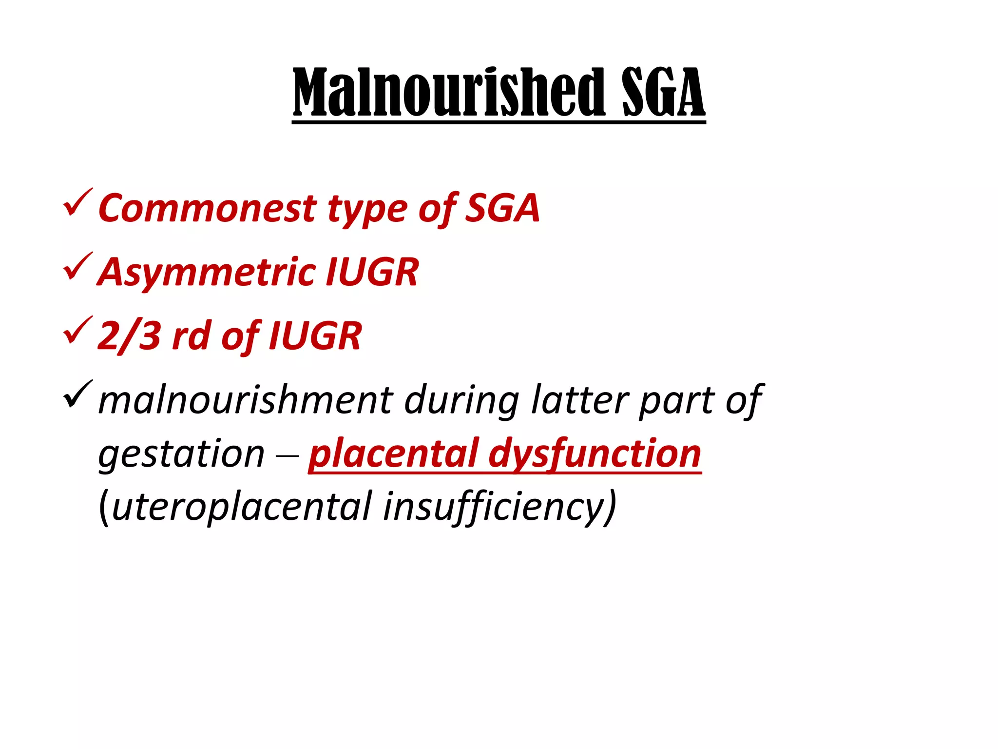 SMALL FOR GESTATIONAL AGE,LARGE FOR GESTATIONAL AGE -SSJ, CALICUT ...