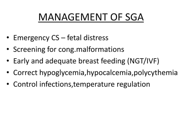 SMALL FOR GESTATIONAL AGE,LARGE FOR GESTATIONAL AGE -SSJ, CALICUT ...