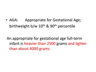 SMALL FOR GESTATIONAL AGE,LARGE FOR GESTATIONAL AGE -SSJ, CALICUT ...