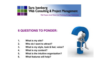 6 Ways to Make Your Next Website the Best Ever with Sara Isenberg | PDF