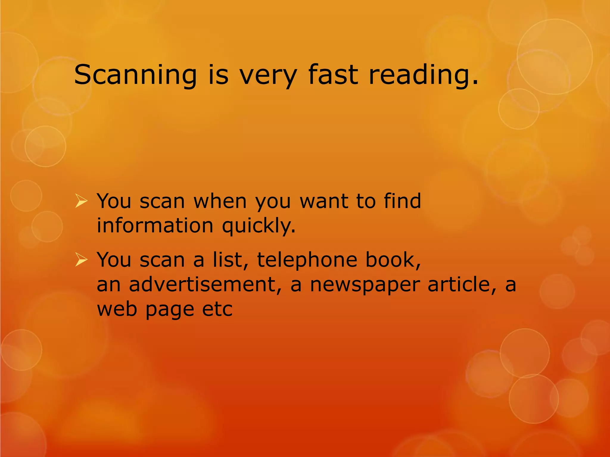 Scanning | PDF