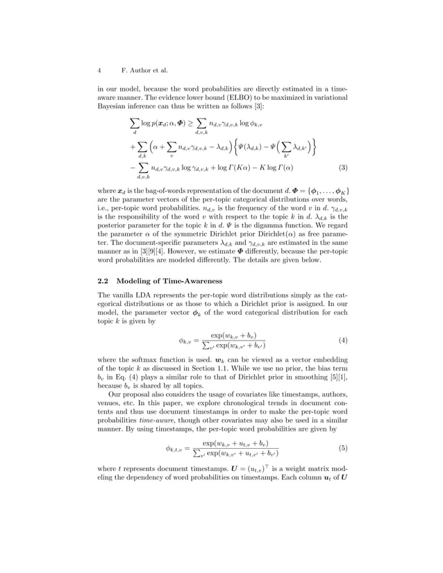 Mini-batch Variational Inference for Time-Aware Topic Modeling | PDF
