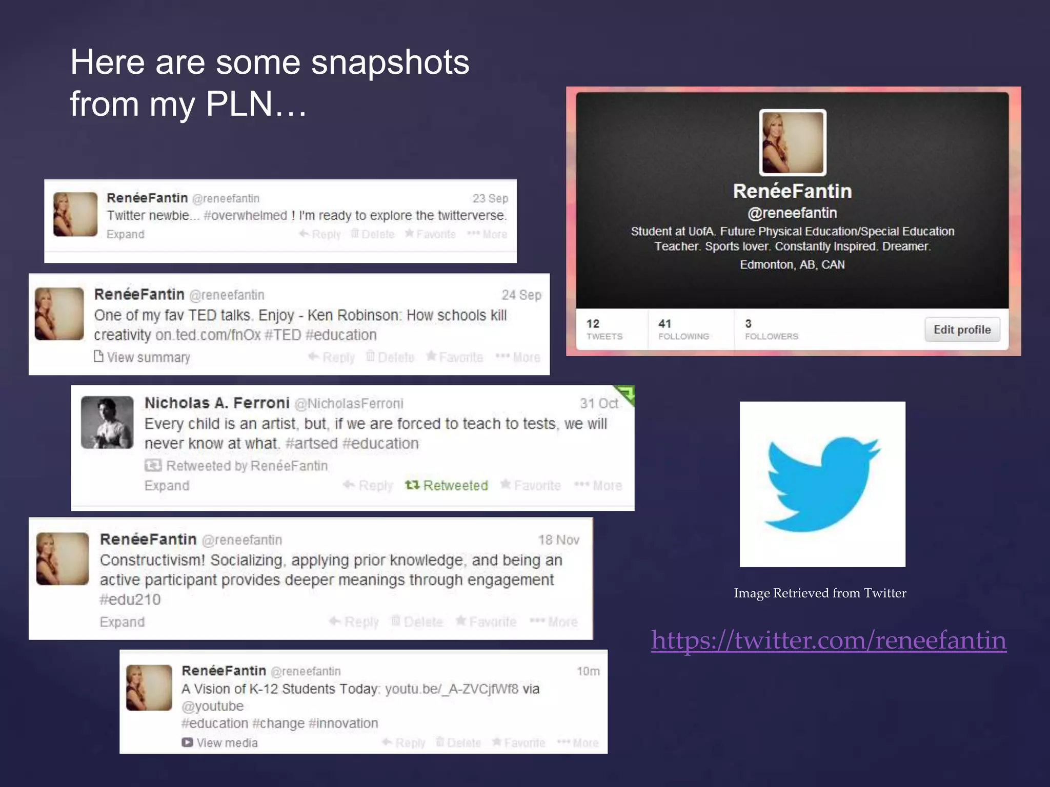 MY PLN REFLECTION | PPTX | Professional School | Postgraduate Education