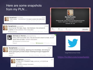 MY PLN REFLECTION | PPTX | Professional School | Postgraduate Education