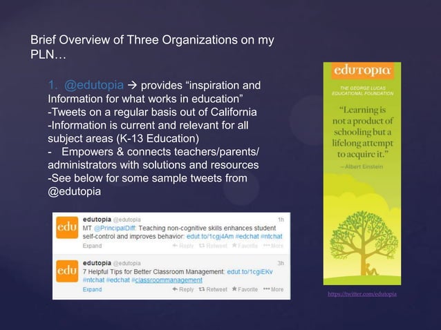 MY PLN REFLECTION | PPTX | Professional School | Postgraduate Education