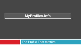 Myprofile.info