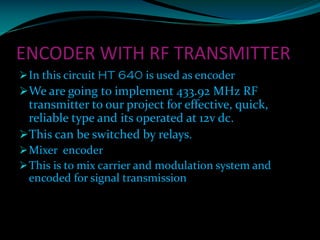 wireless traffic density control using sensor | PPTX