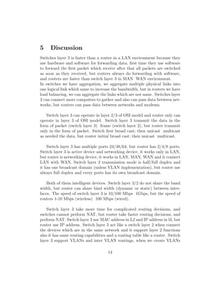 Router vs Switch layer3 | PDF | Computer Networking | Computing