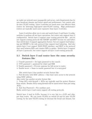 Router vs Switch layer3 | PDF | Computer Networking | Computing