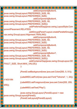Tic Tac Toe Project | PDF