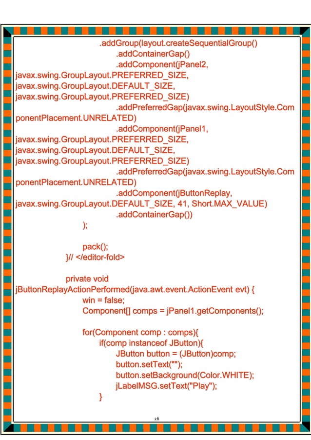 Tic Tac Toe Project | PDF