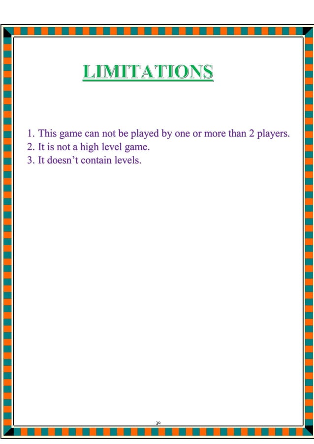 Tic Tac Toe Project | PDF