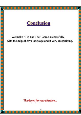 Tic Tac Toe Project | PDF