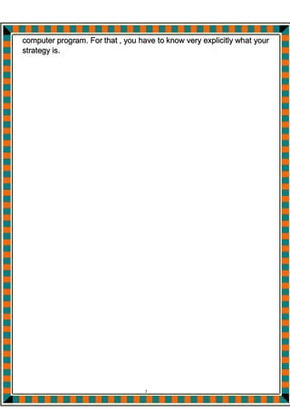 Tic Tac Toe Project | PDF