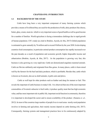 Web Based Cattle Farm Management System Report | PDF