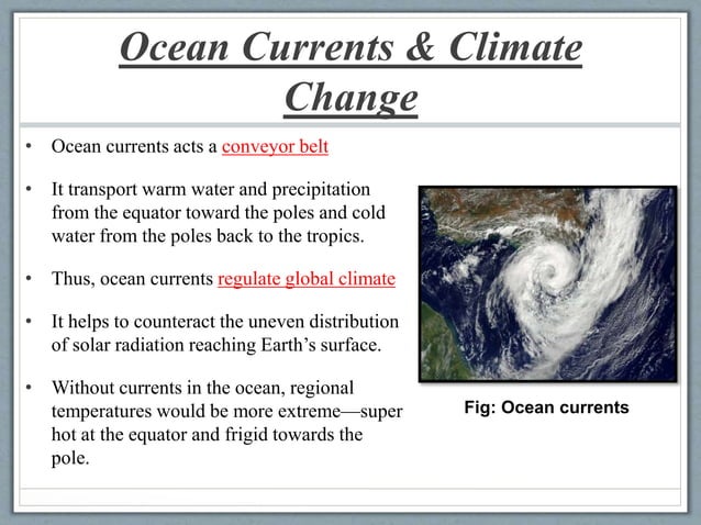 Effects of ocean currents on environment | PPTX | Geography | Science