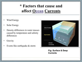 Effects of ocean currents on environment | PPTX