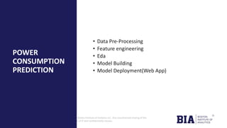 Power Consumption Prediction Project Presentation | PPTX