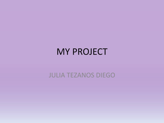 "All about my school" by Julia | PPT