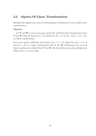 Application of linear transformation in computer | PDF
