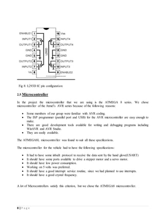Gesture control robot | DOCX