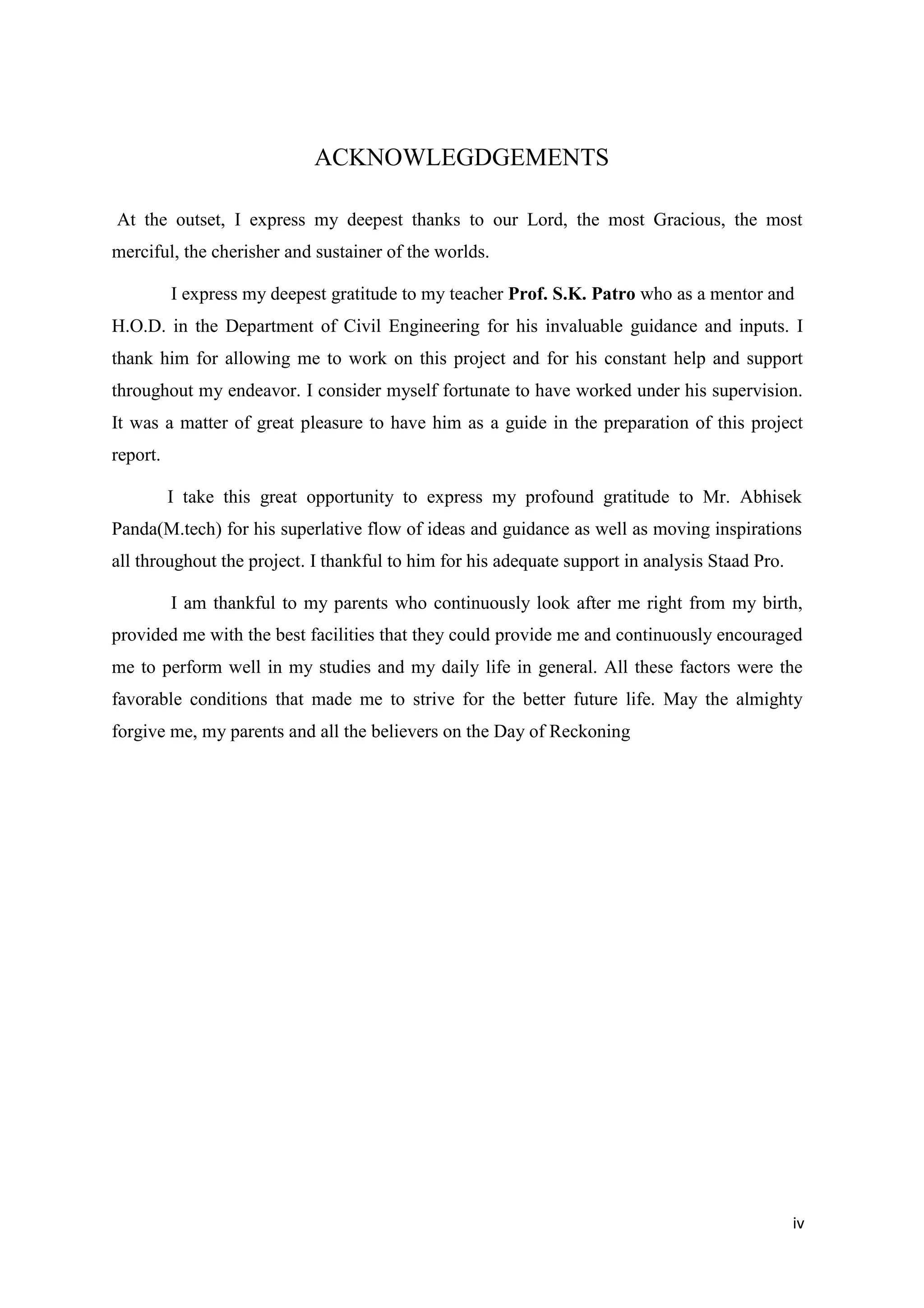My project work(analysis and design of g+3 building) | PDF