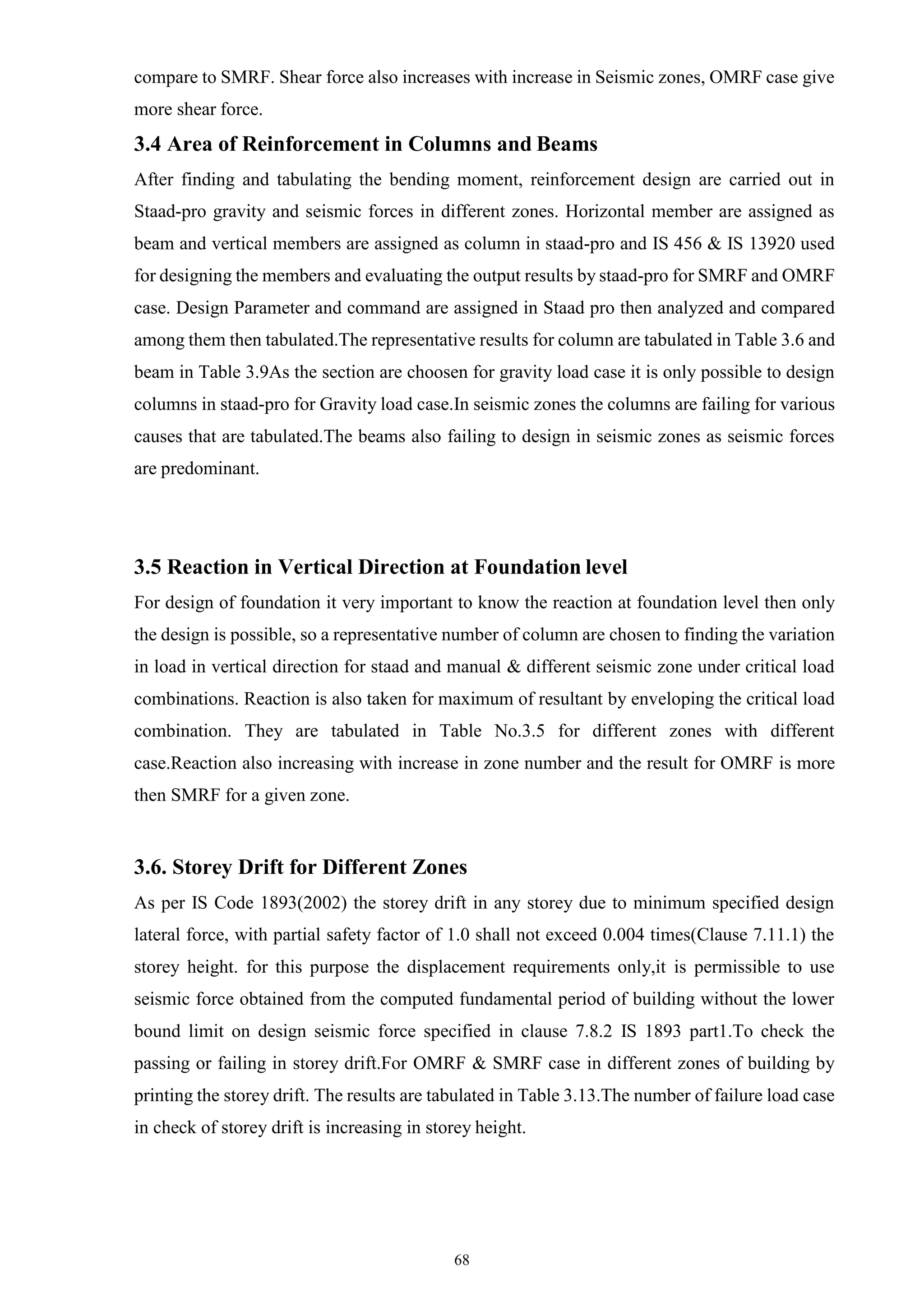 My project work(analysis and design of g+3 building) | PDF