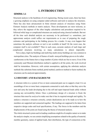 My project work(analysis and design of g+3 building) | PDF