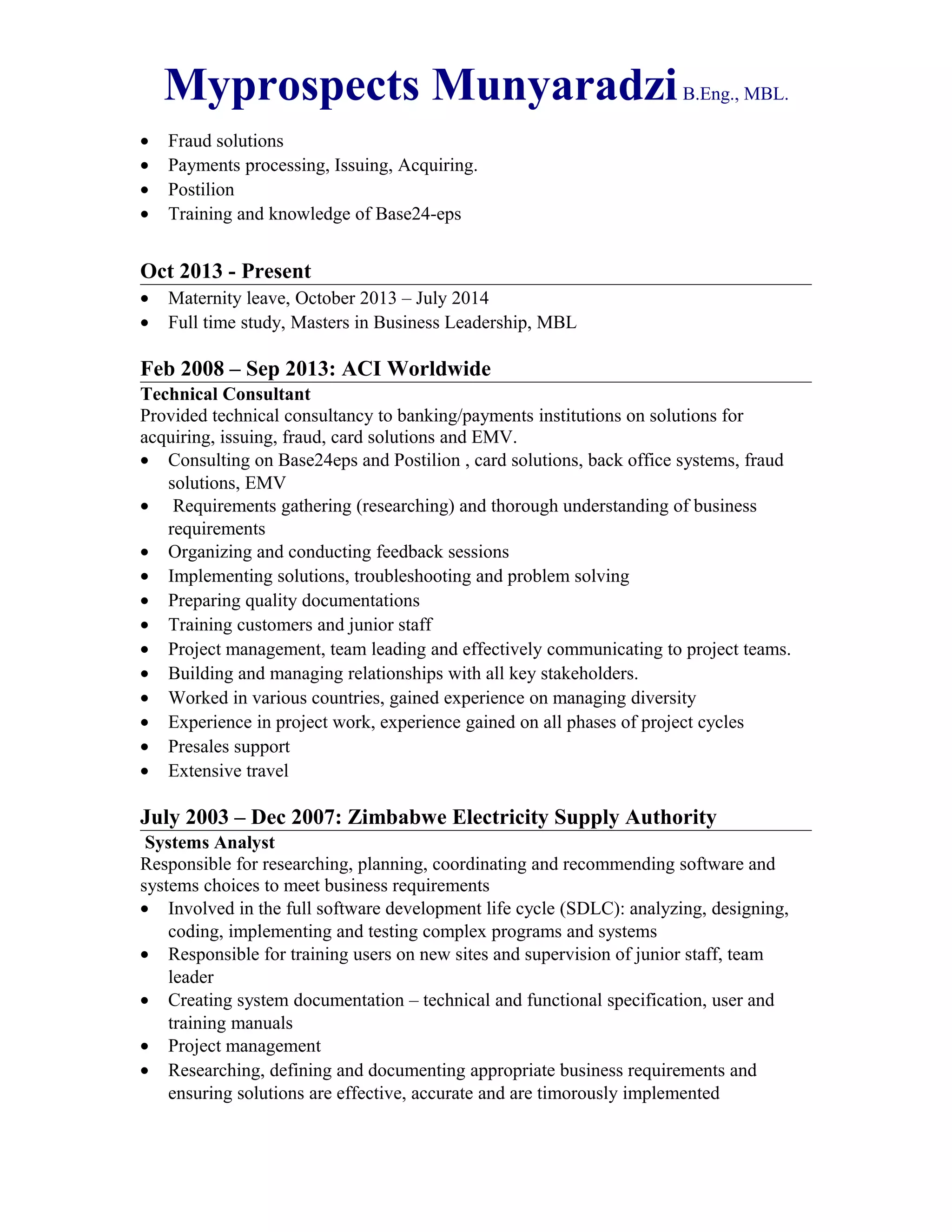 Myprospects Munyaradzi 2016 | DOC