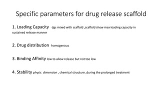 Drug release in Tissue engineering | PDF