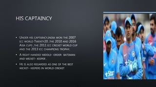 Ms dhoni | PPTX