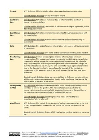 MYP Science Year 4-5 Criterion C Rubric | PDF