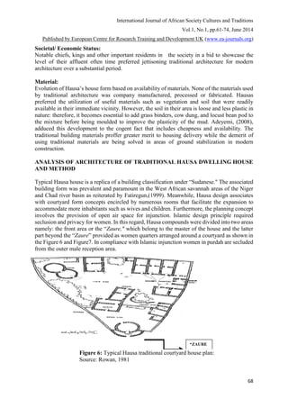 DEVELOPMENT OF TRADITIONAL ARCHITECTURE IN NIGERIA: A CASE STUDY OF ...