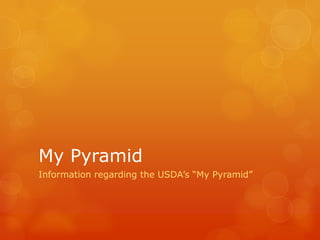 My pyramid | PPT