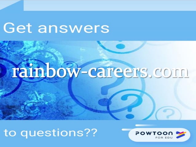 My Rainbow Career Finder Explained | PPT My Rainbow Career Finder Explained | PPT