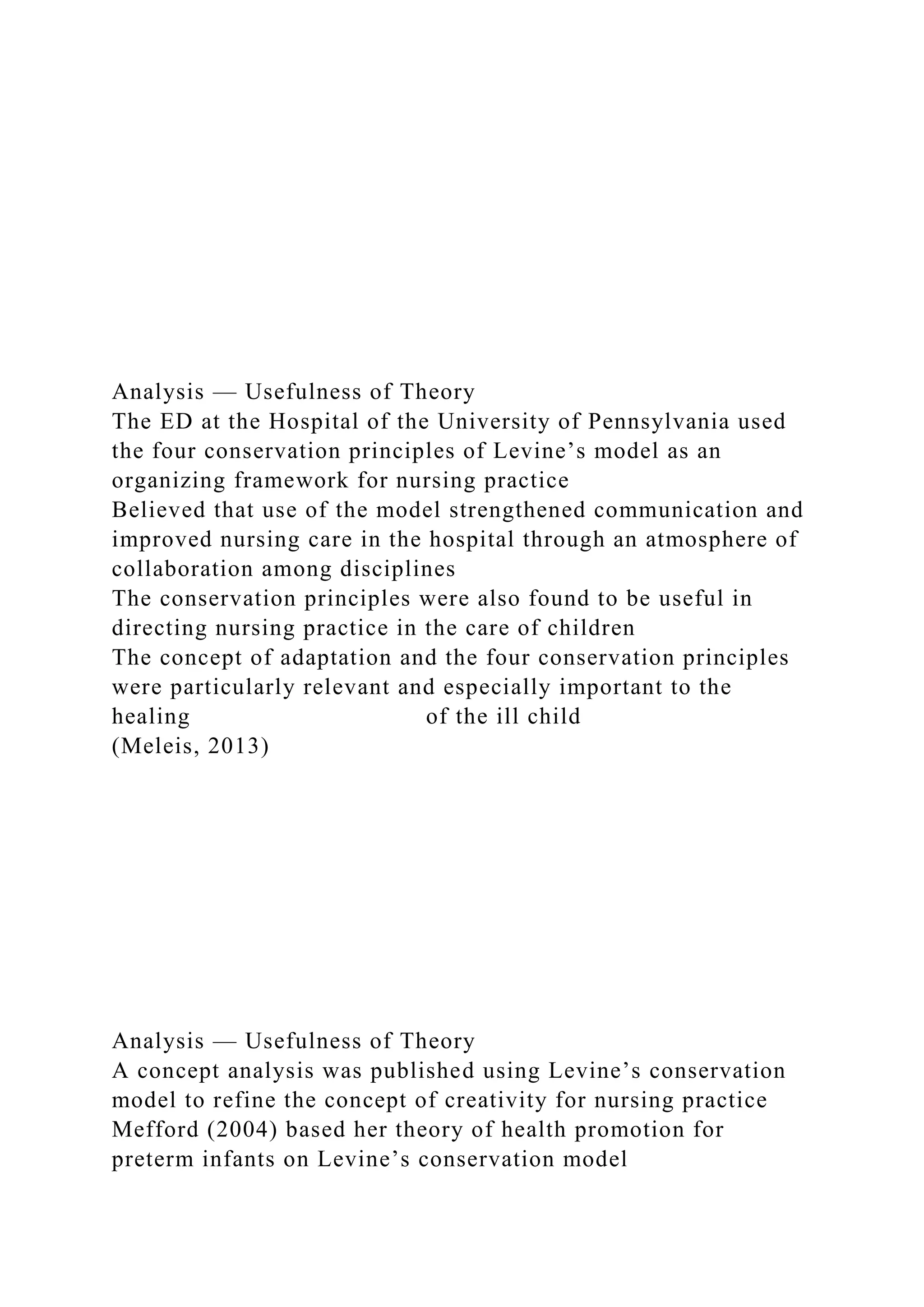 Myra LevineGrand Nursing Theory Based on Interactive Process.docx