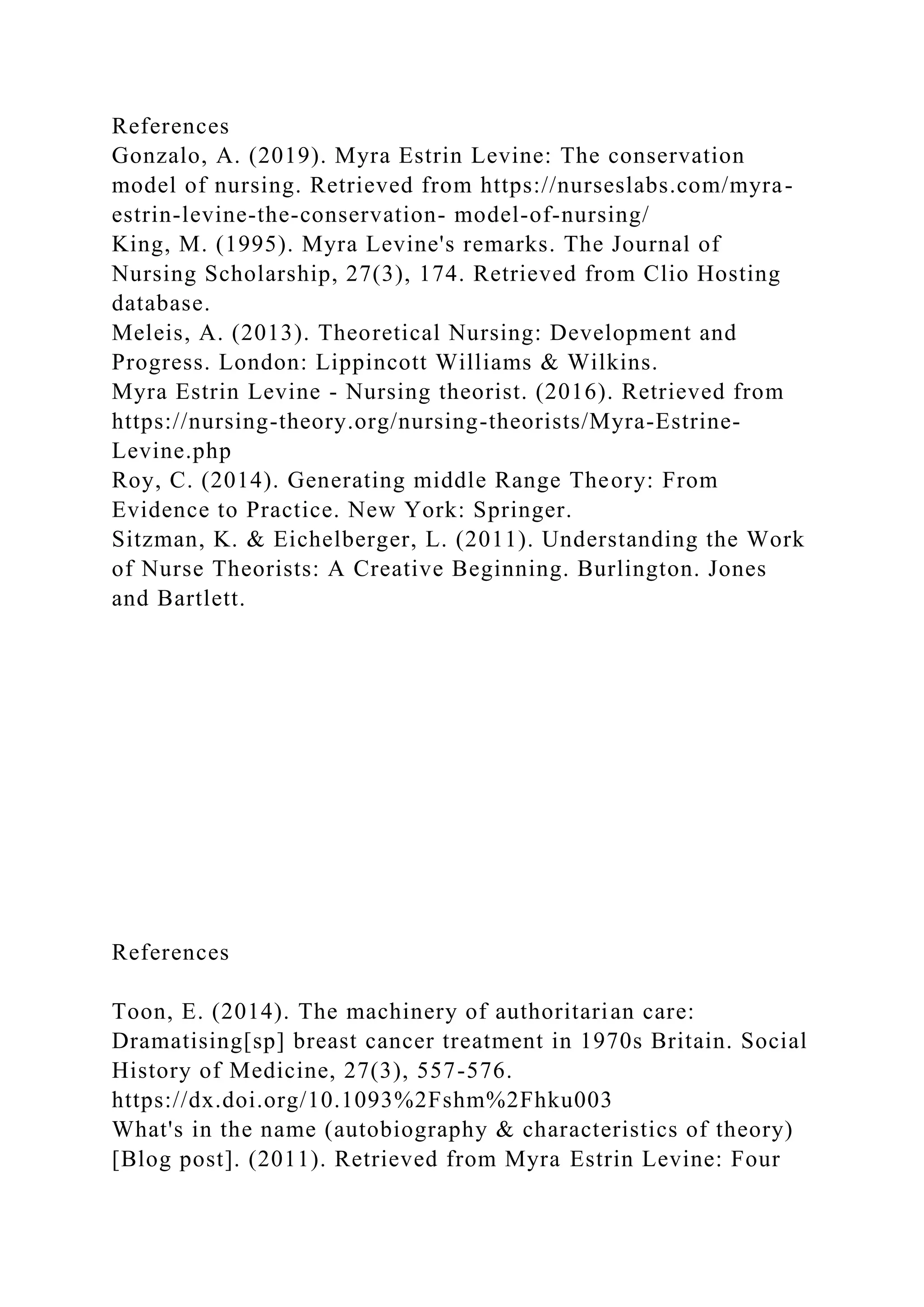 Myra LevineGrand Nursing Theory Based on Interactive Process.docx