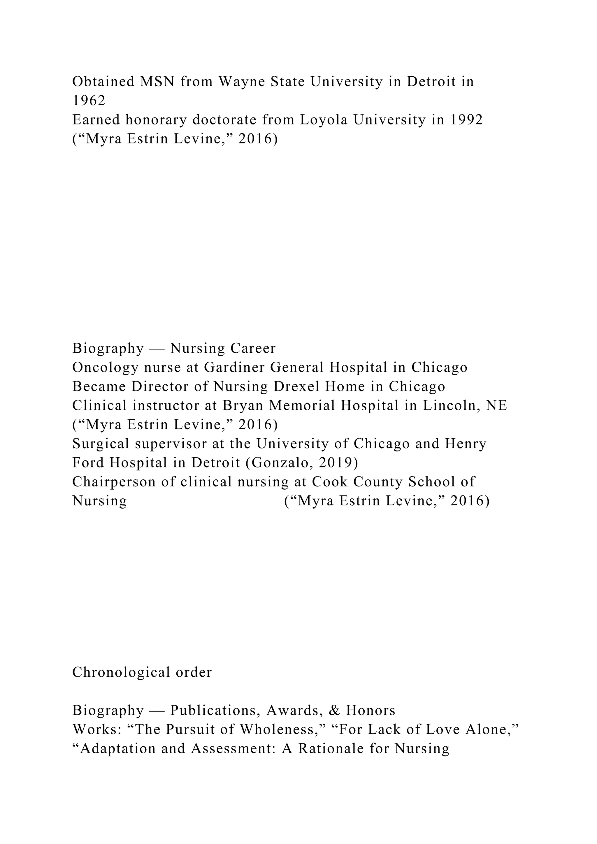 Myra LevineGrand Nursing Theory Based on Interactive Process.docx