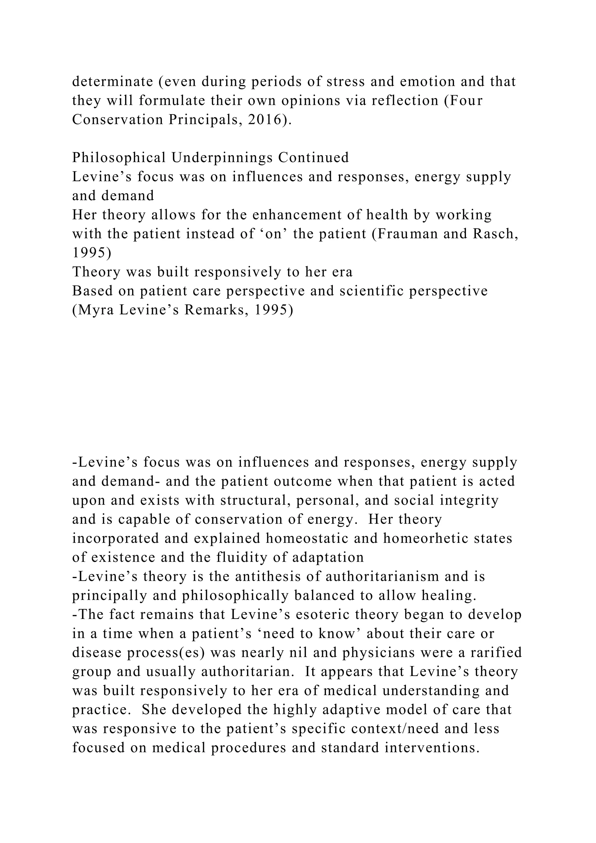 Myra LevineGrand Nursing Theory Based on Interactive Process.docx