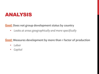 Evaluation of Myrdal’s model of cumulative causation and spatial ...